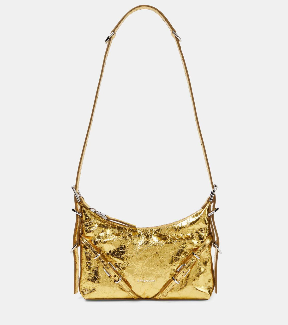 Givenchy Voyou Mini metallic leather shoulder bag Givenchy