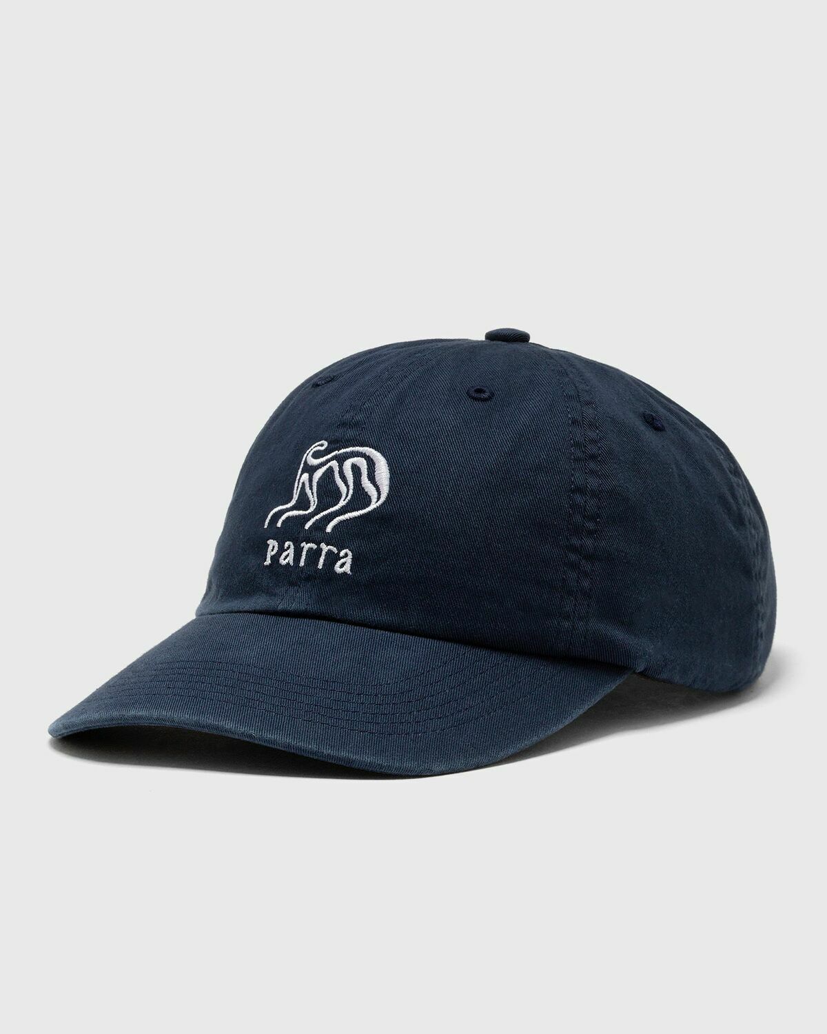 By Parra Alien Head 6 Panel Hat Blue Caps By Parra