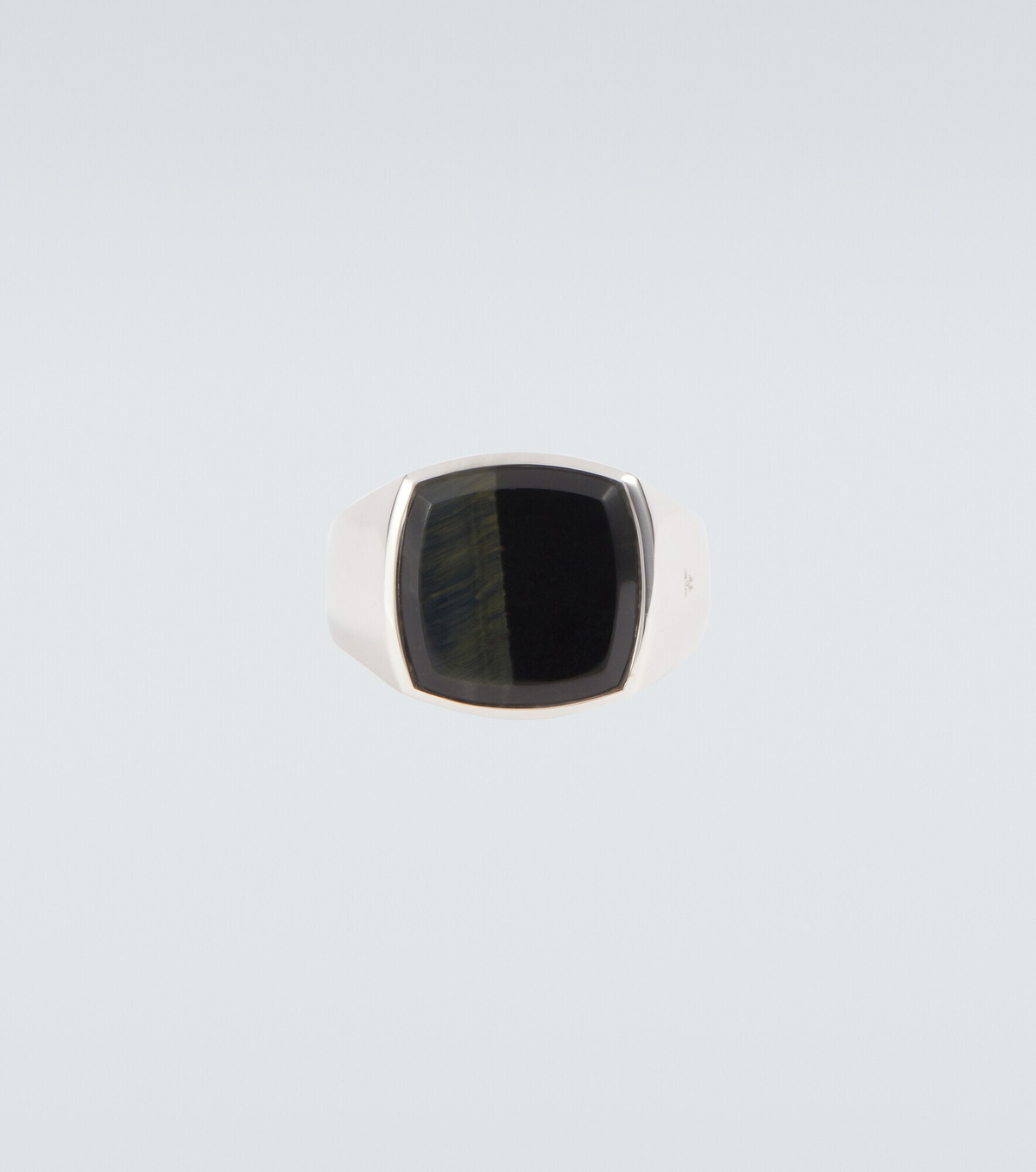 Tom Wood - Cushion Hawk Eye sterling silver ring Tom Wood