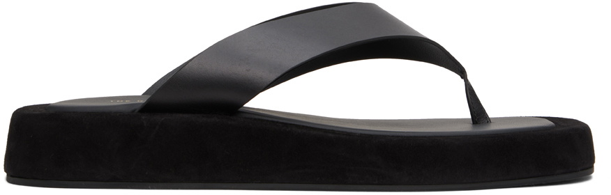 The Row Black Ginza Sandals The Row