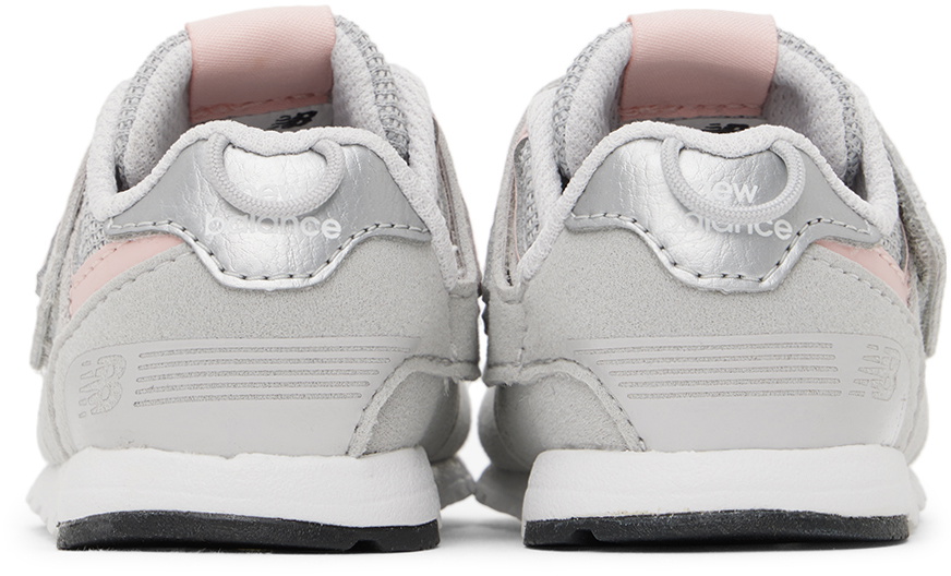 New Balance Baby Gray 574 NEW-B Hook & Loop Sneakers New Balance