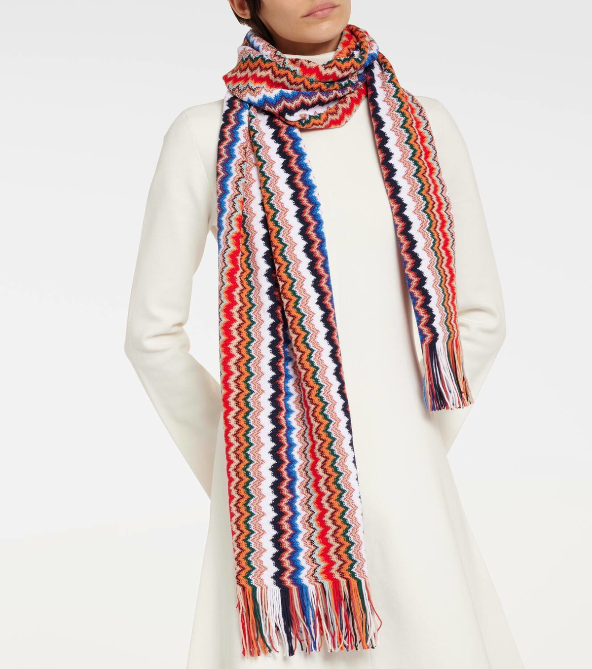 Missoni Zig Zag wool scarf Missoni Missoni Zig Zag wool scarf Missoni