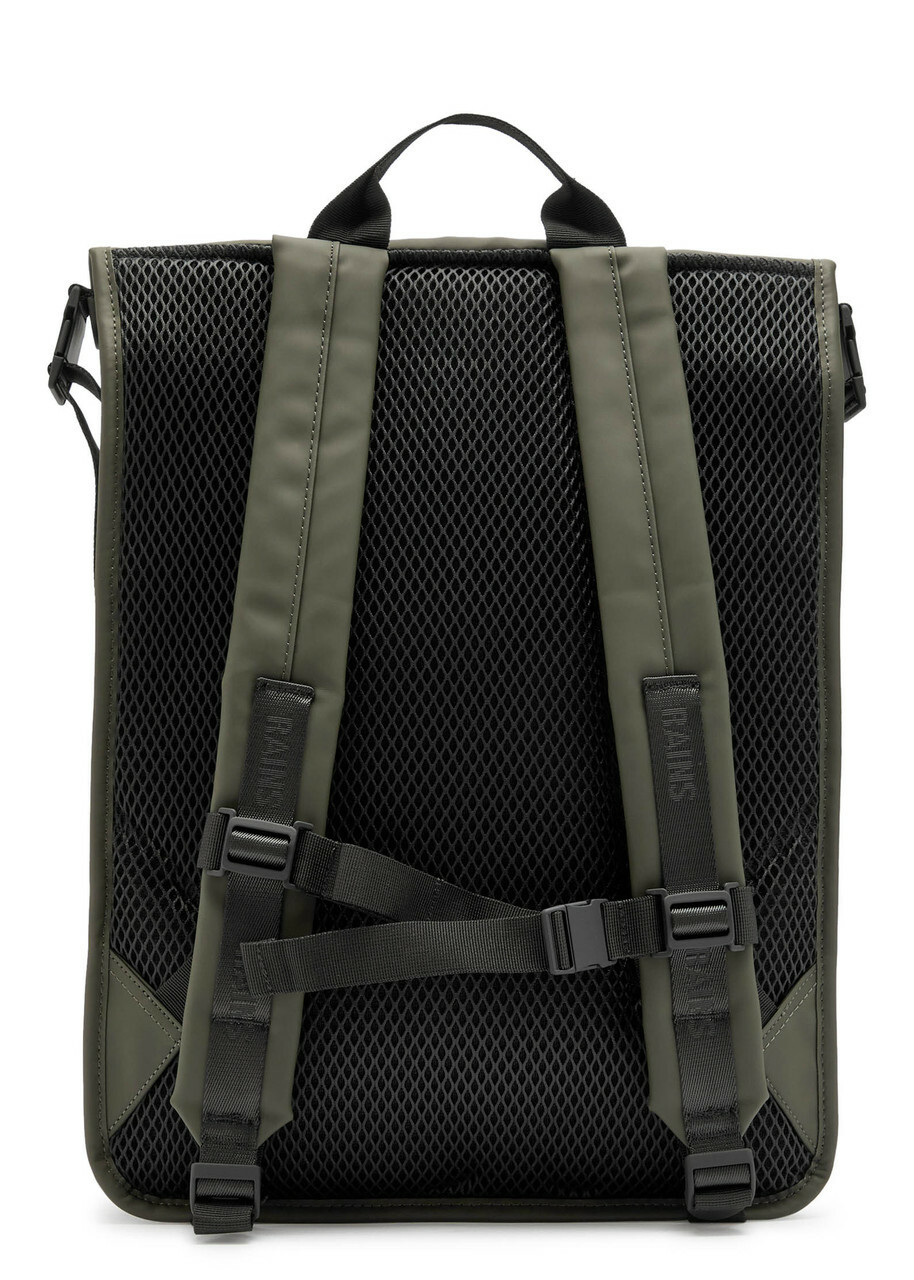 Rains Trail Rolltop Backpack - Green - One Size Rains