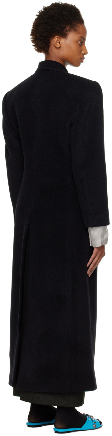 Balenciaga Black Double-Breasted Coat Balenciaga