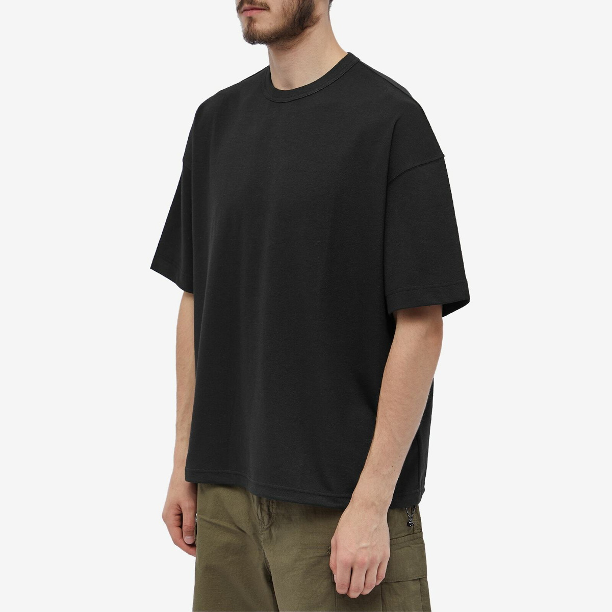 FrizmWORKS Men's Airly Mesh String T-Shirt in Black FrizmWORKS
