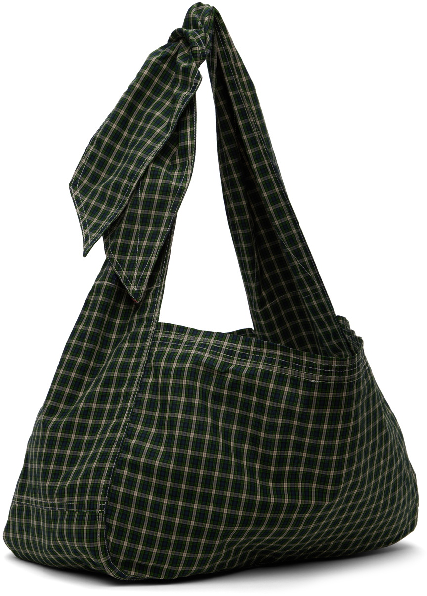 SC103 SSENSE Exclusive Green & Navy Cocoon Bag SC103
