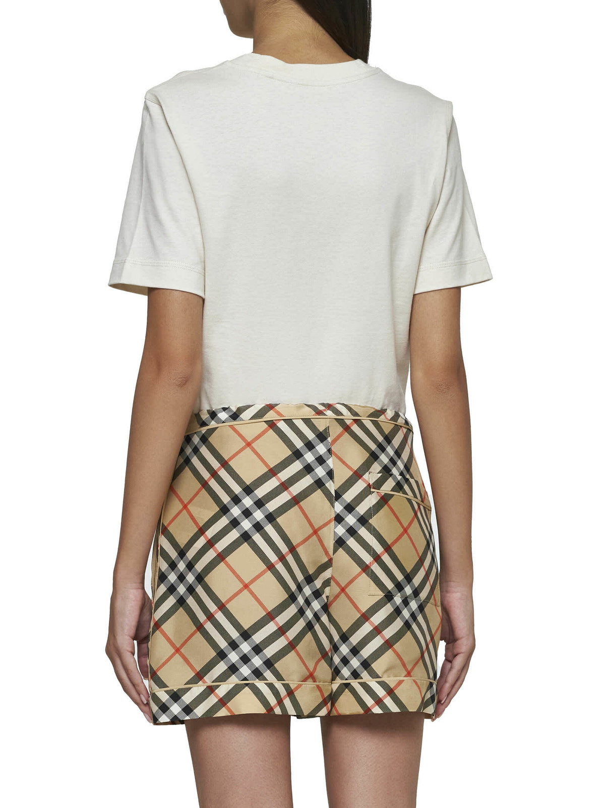 Burberry Printed Silk Shorts Burberry