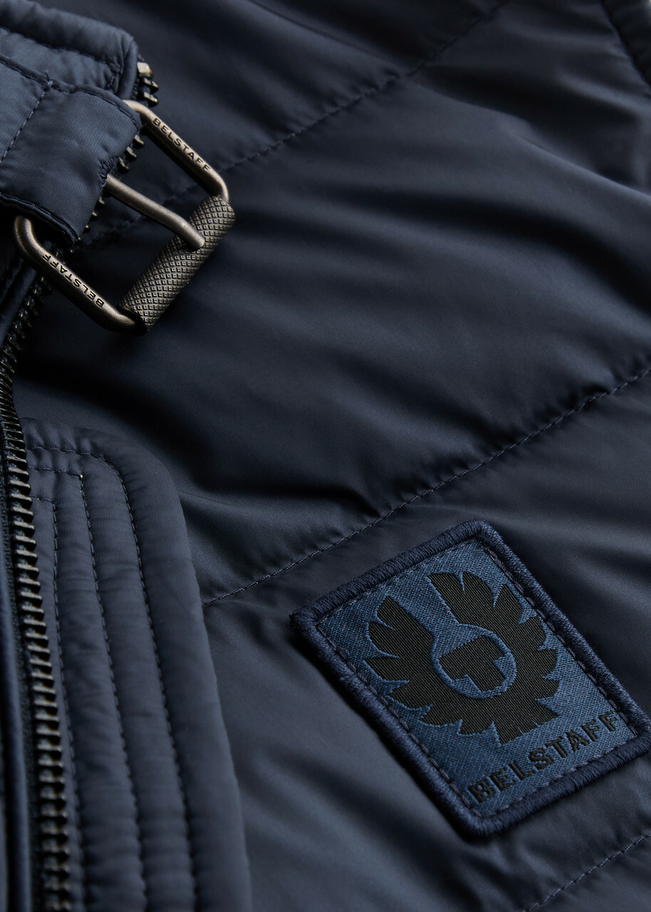 Belstaff Circuit Quilted Nylon Gilet Blue Belstaff
