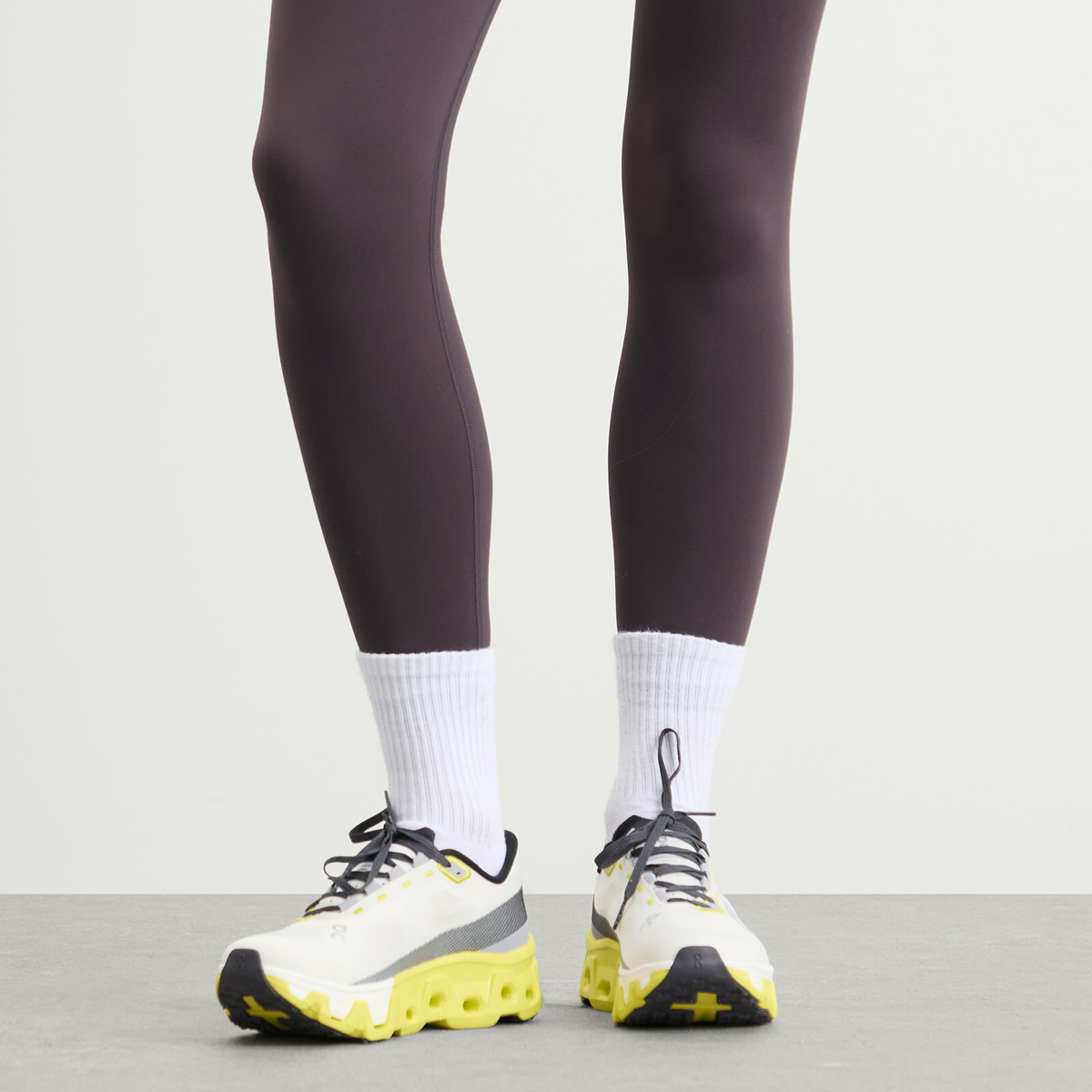 ON Women's Cloudmster Hyper Sneakers in Dew/Lime On