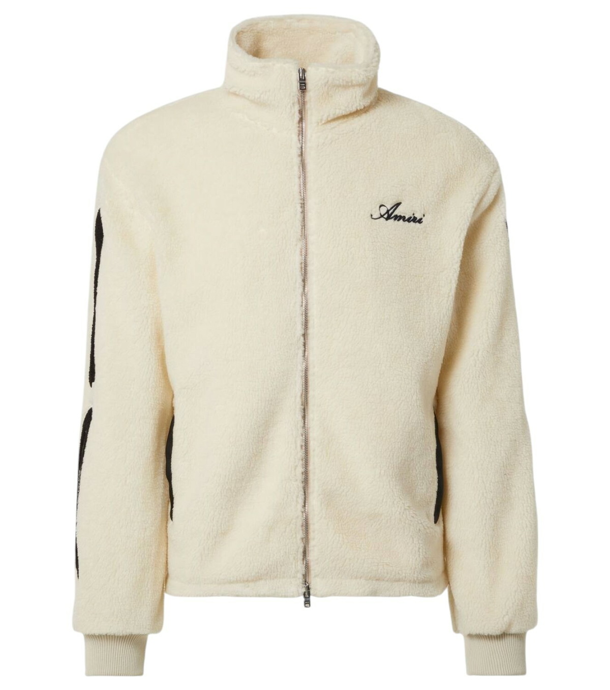Amiri Bones patch-appliqué fleece jacket Amiri