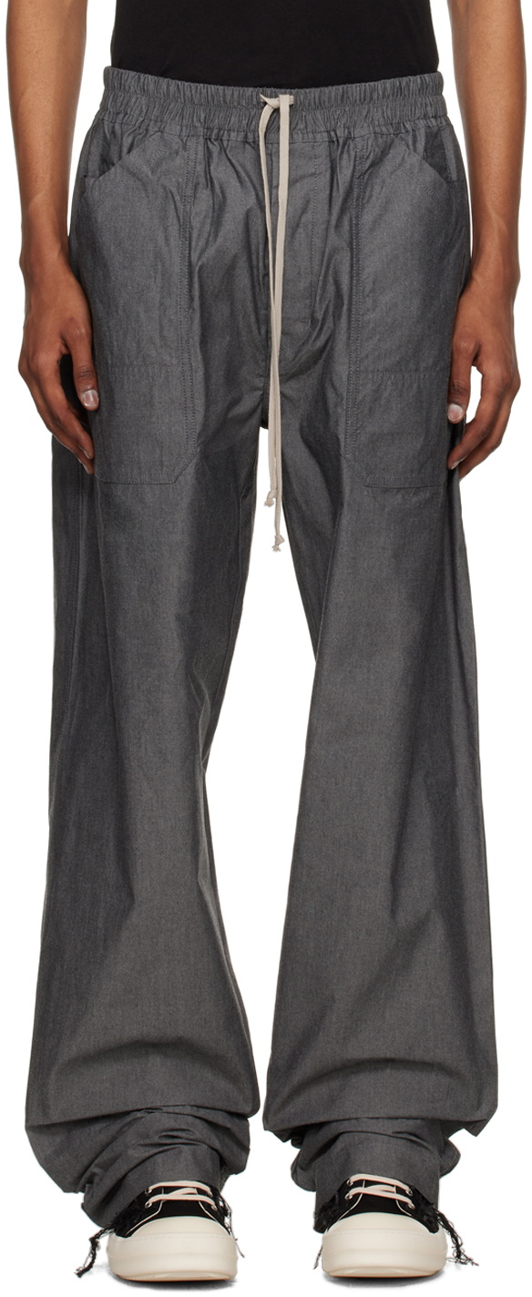 Rick Owens DRKSHDW Gray Drawstring Lounge Pants Rick Owens Drkshdw