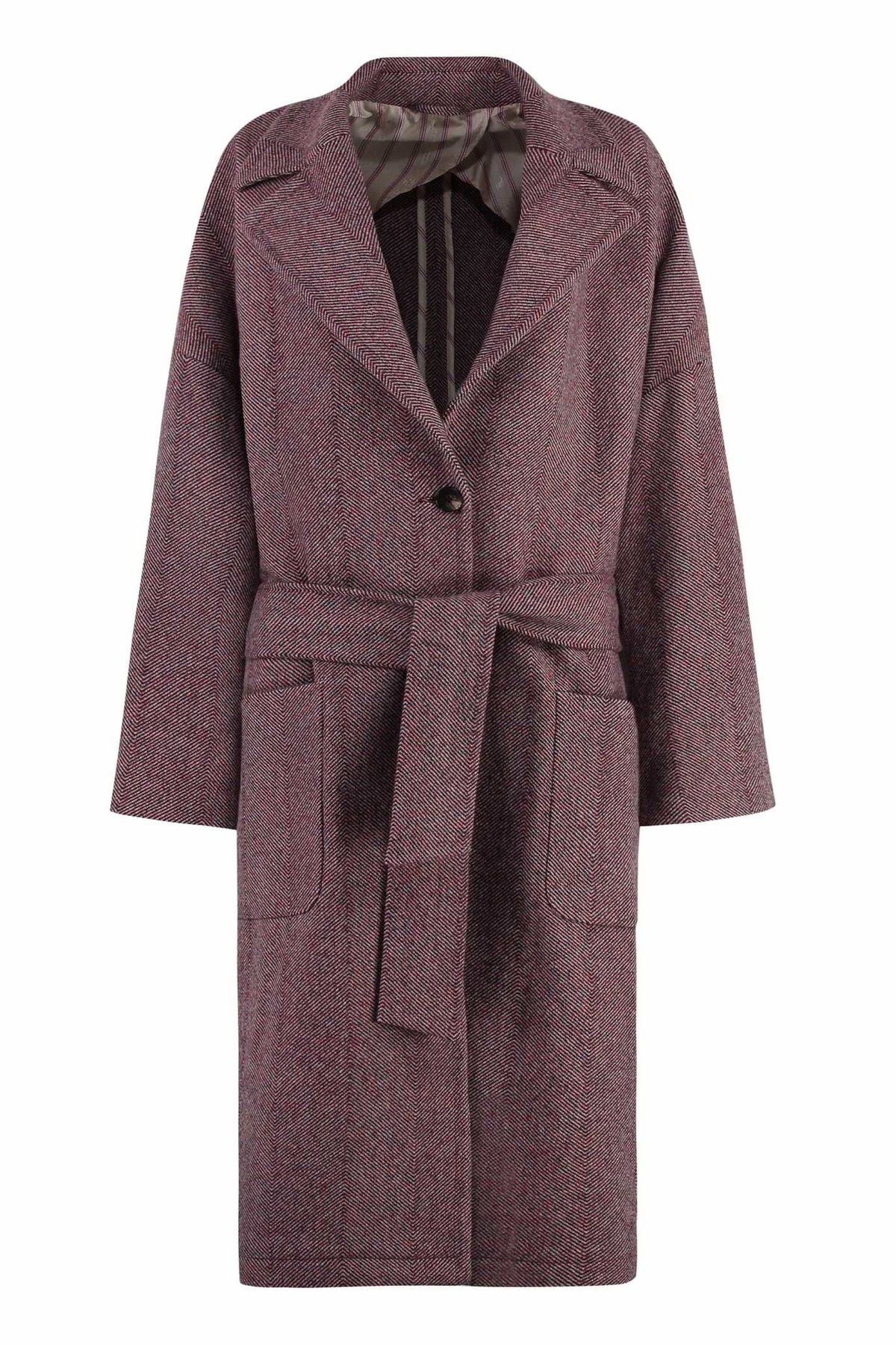 Etro Chevron Wool Coat Etro