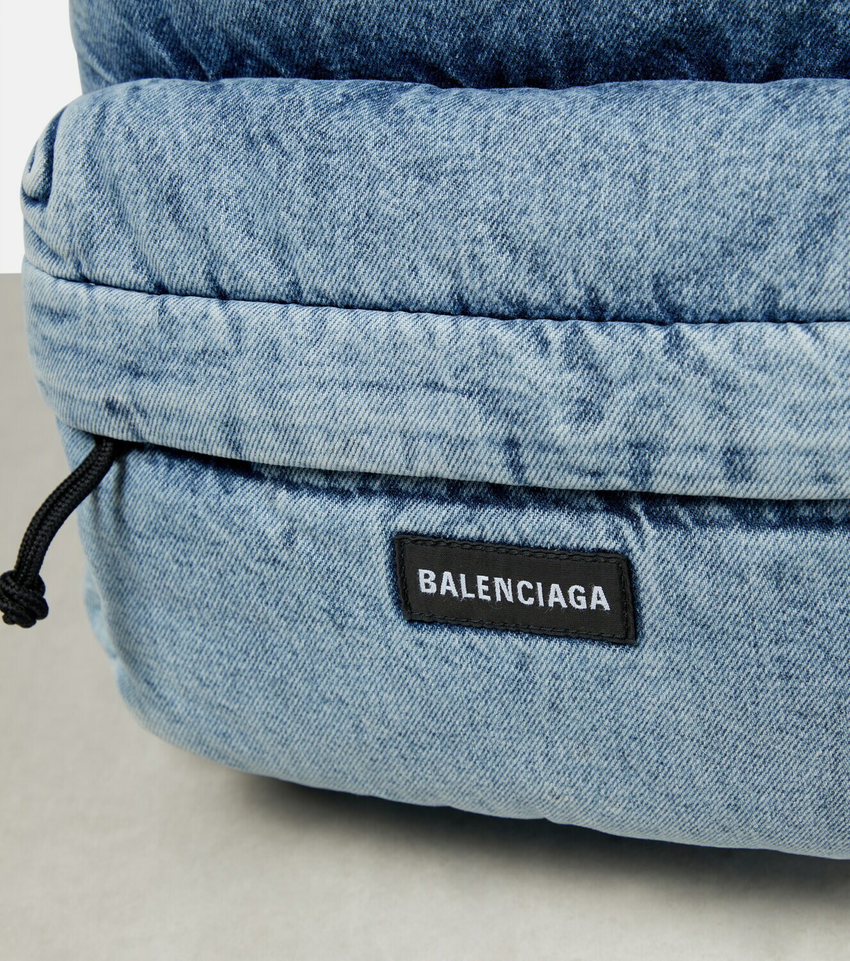 Balenciaga Padded denim backpack Balenciaga