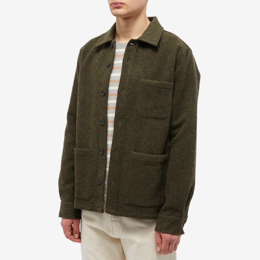 Corridor Men's Lambswool Jacket in Army Corridor