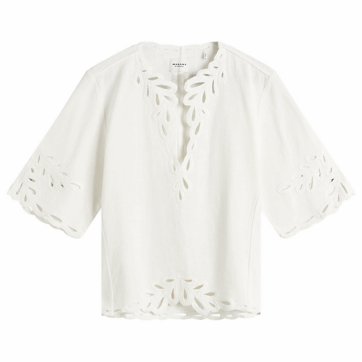 Isabel Marant Étoile Women's Shana Embroidered Top in White Isabel ...