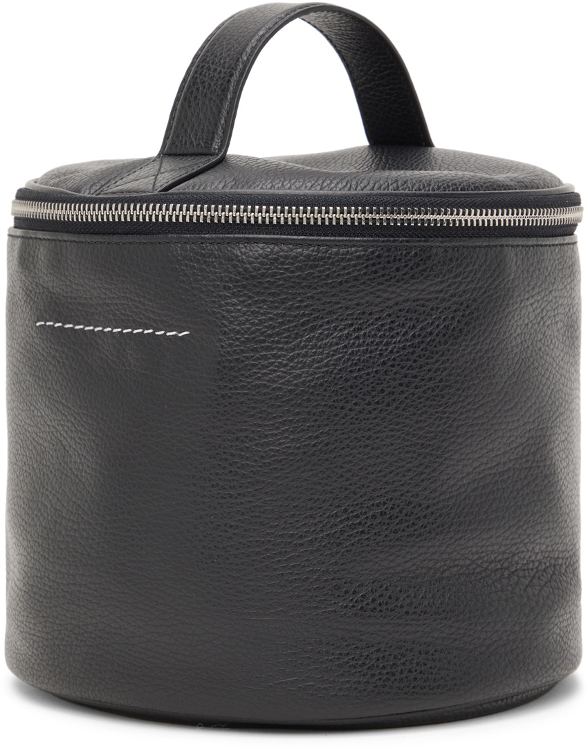 MM6 Maison Margiela Black Hat Box Bag MM6 Maison Margiela