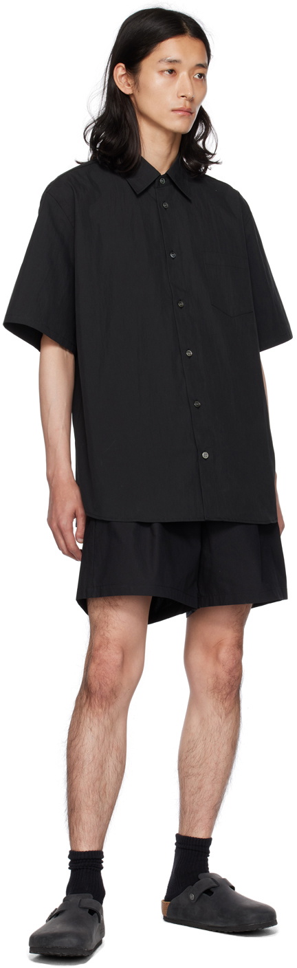 John Elliott Black Cloak Shirt John Elliott