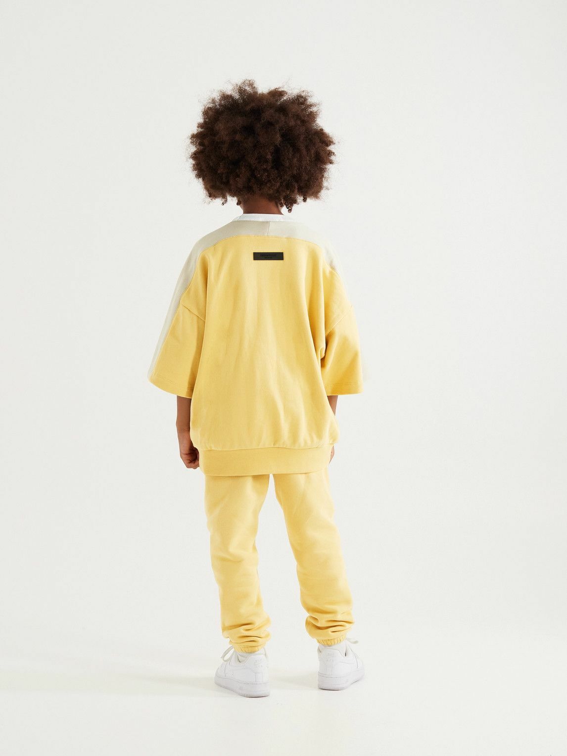 Fear of God Essentials Kids - Logo-Appliquéd Two-Tone Cotton-Jersey ...