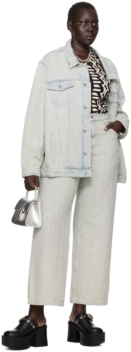 Marc Jacobs Blue 'The Monogram' Denim Jacket Marc Jacobs