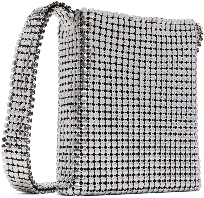 Rabanne Silver Mini Pixel Bag Paco Rabanne