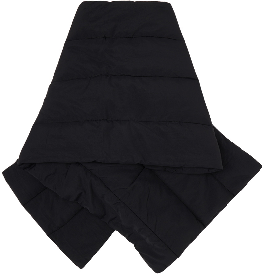 Versace Jeans Couture Black Piece Number Scarf Versace