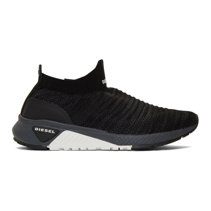 Diesel Black S-KB Athletic Sock Sneakers Diesel