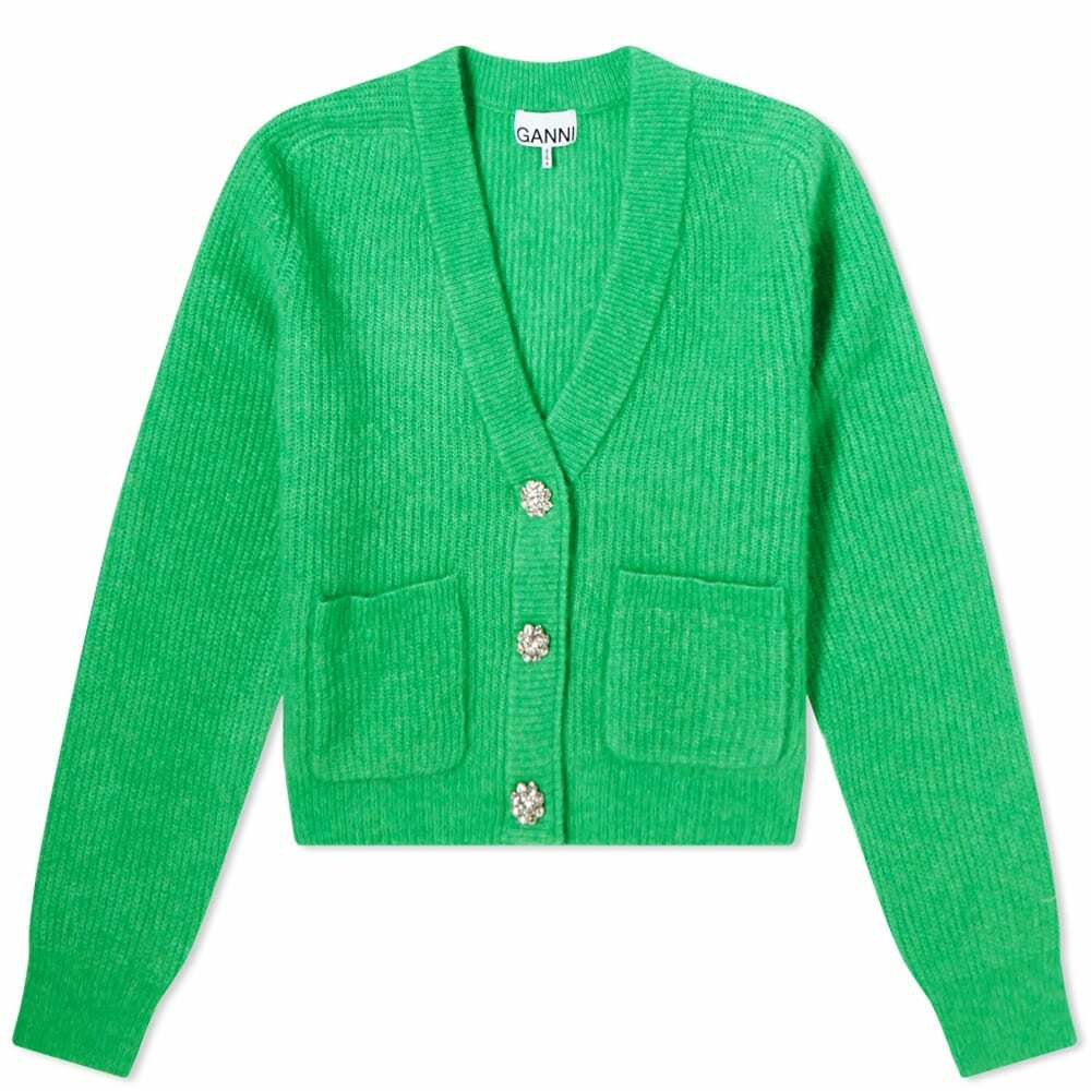 GANNI Wool Knit Cardigan GANNI