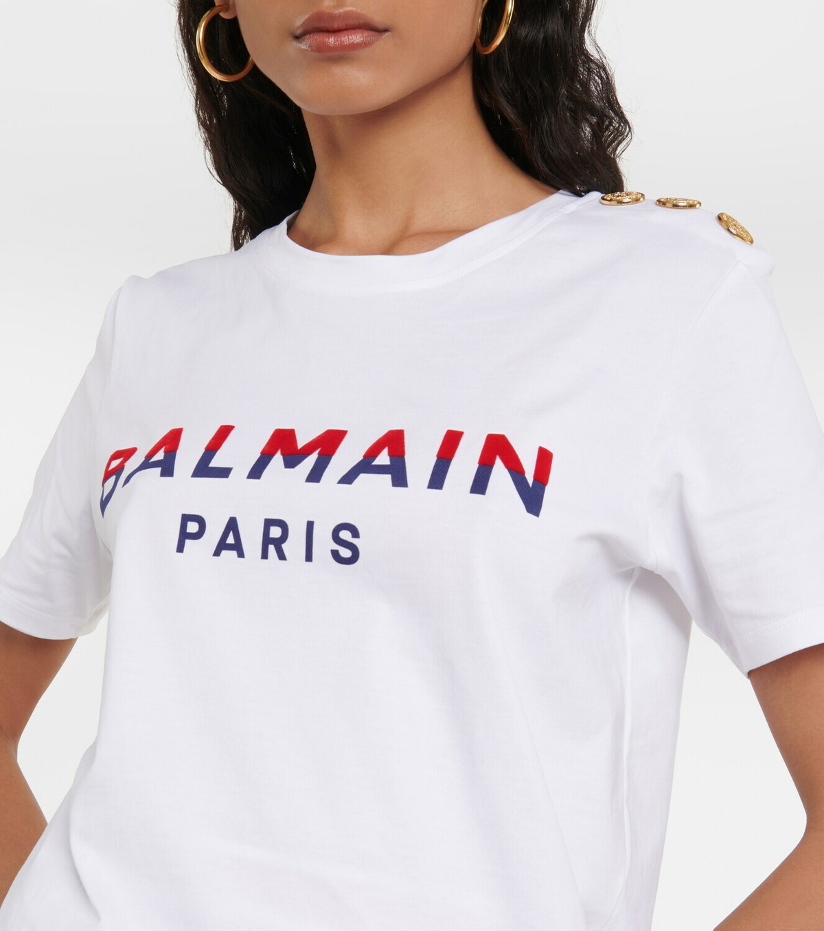 Balmain Logo cotton jersey T-shirt Balmain