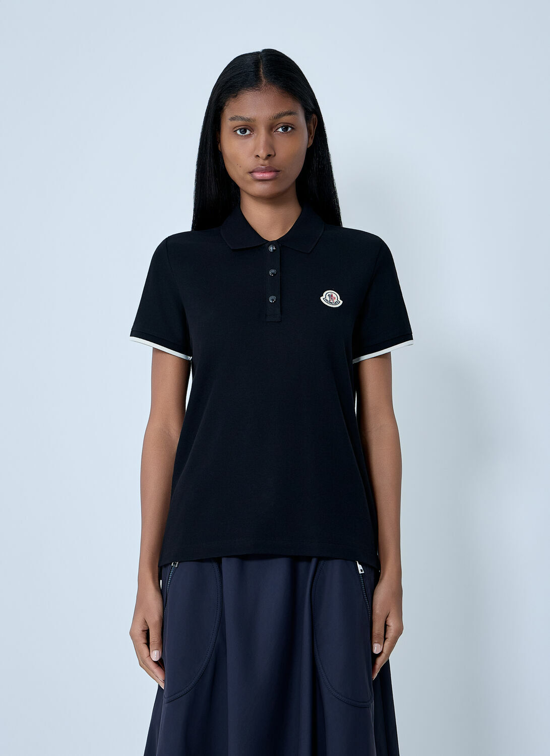 Moncler Logo Motif Polo Shirt Moncler
