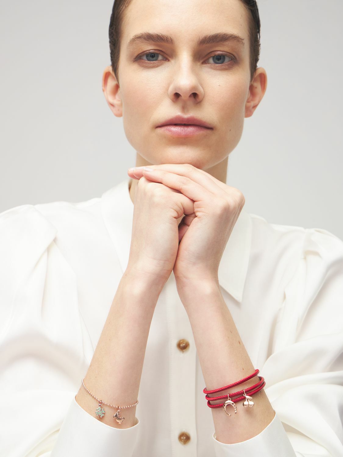 DODO - 9kt Rose Gold Four-leaf Clover Charm Dodo