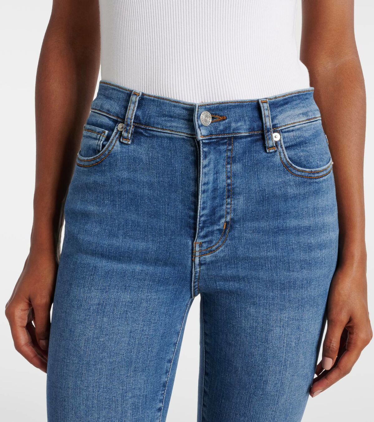 Frame Le High Straight slim jeans Frame Denim