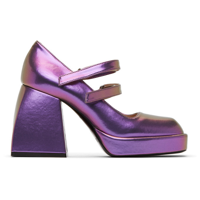 Nodaleto Purple Bulla Babies Heels Nodaleto