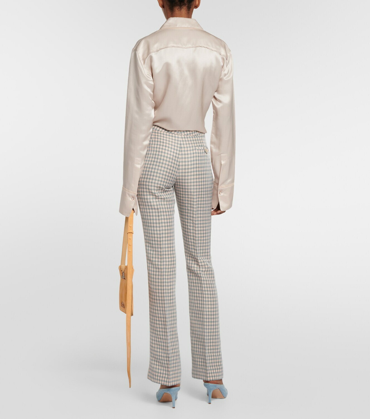 Acne Studios - Checked low-rise pants Acne Studios