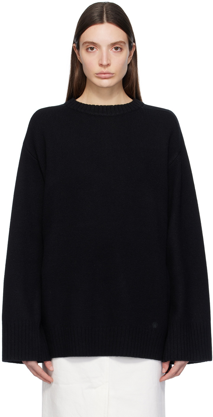 Loulou Studio Black Safi Sweater Loulou Studio