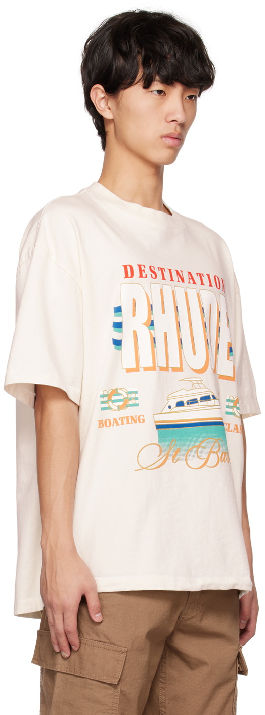 Rhude Off-White Destination T-Shirt Rhude