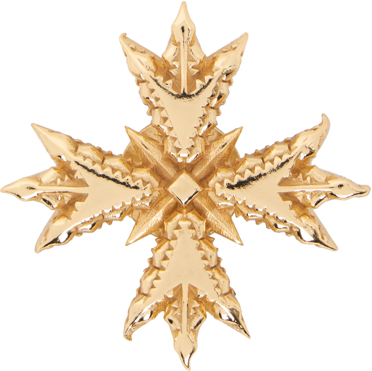 Emanuele Bicocchi Gold Crest Brooch Emanuele Bicocchi