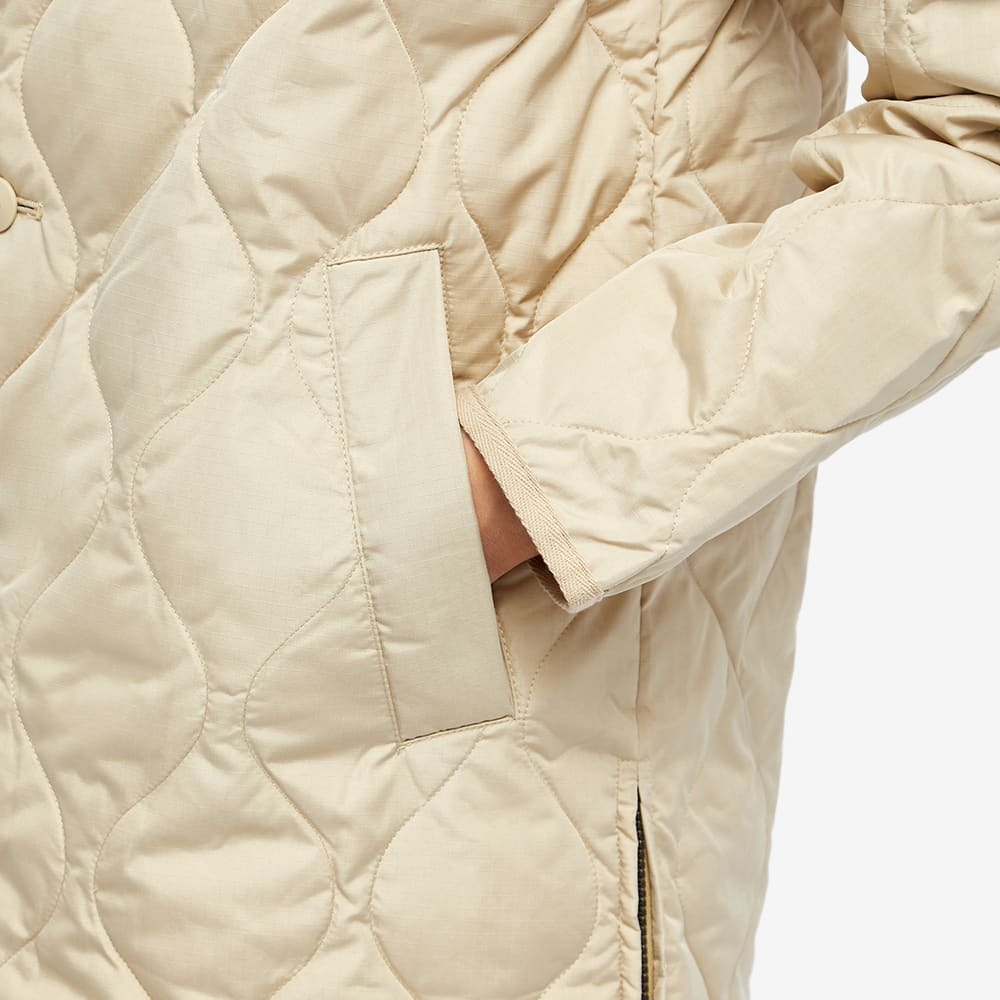 Taion Women's Crew Down Coat in Cream Taion Extra