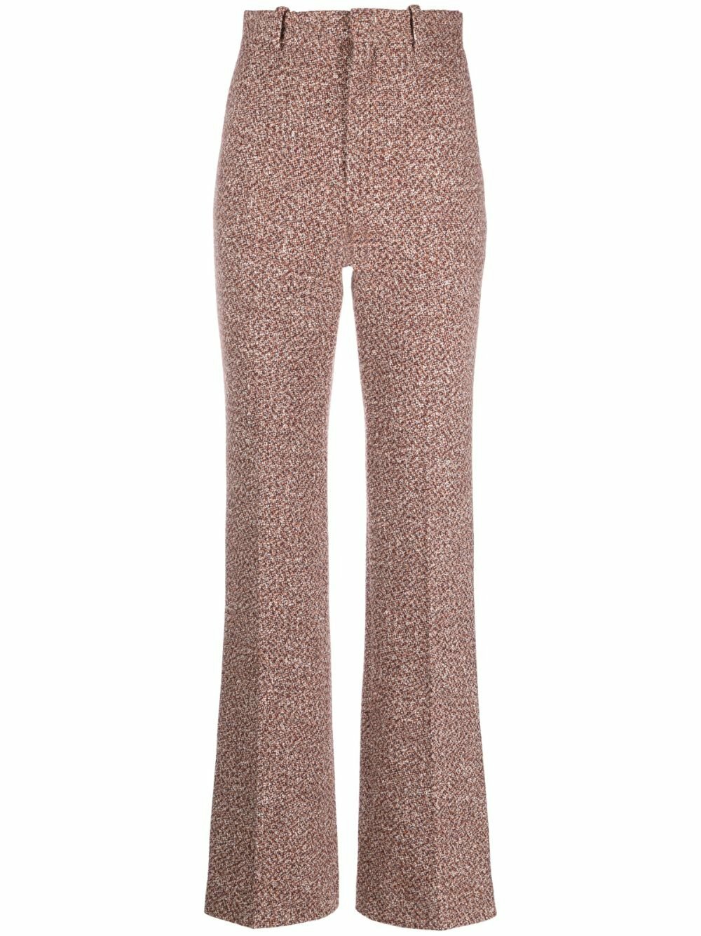 Chloé Brown High-Waist Tailored Trousers Chloe Chloé Brown High-Waist Tailored Trousers Chloe
