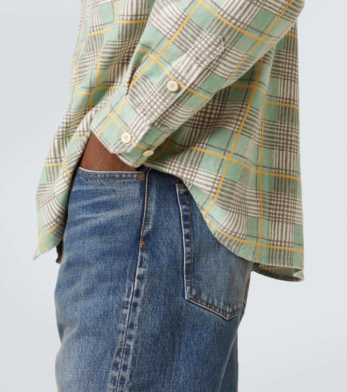 Visvim Pioneer plaid cotton flannel shirt Visvim