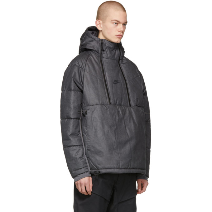 Nike Grey Tech Pack Half-Zip Jacket Nike