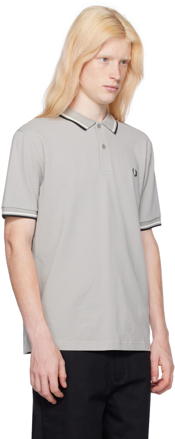 Fred Perry Gray 'The Fred Perry' Polo Fred Perry