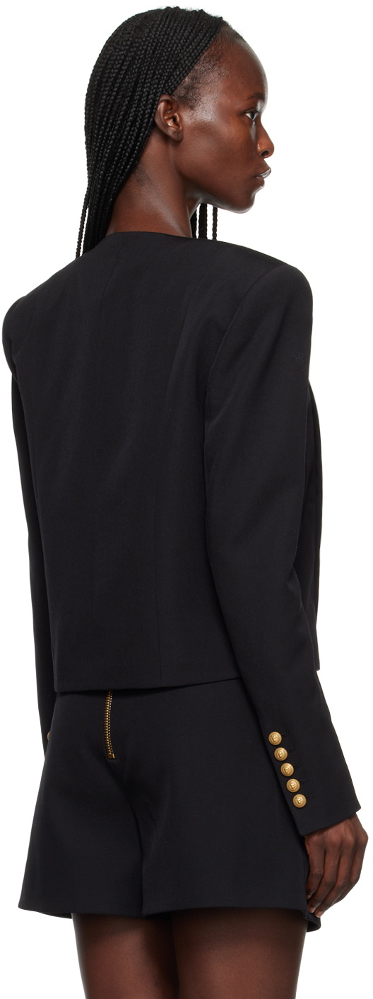 Balmain Black Open Jacket Balmain