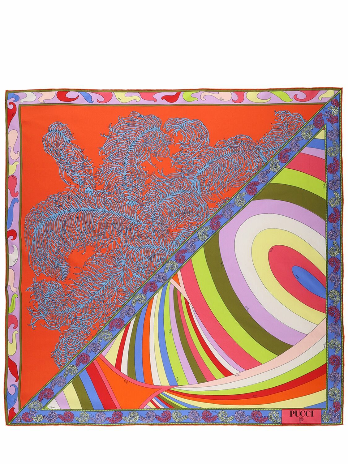 PUCCI Silk Twill Scarf Emilio Pucci