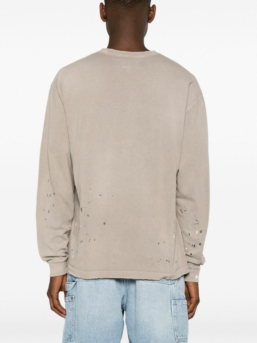 Neighborhood Neutral Damage Slogan-Print T-Shirt Neighborhood