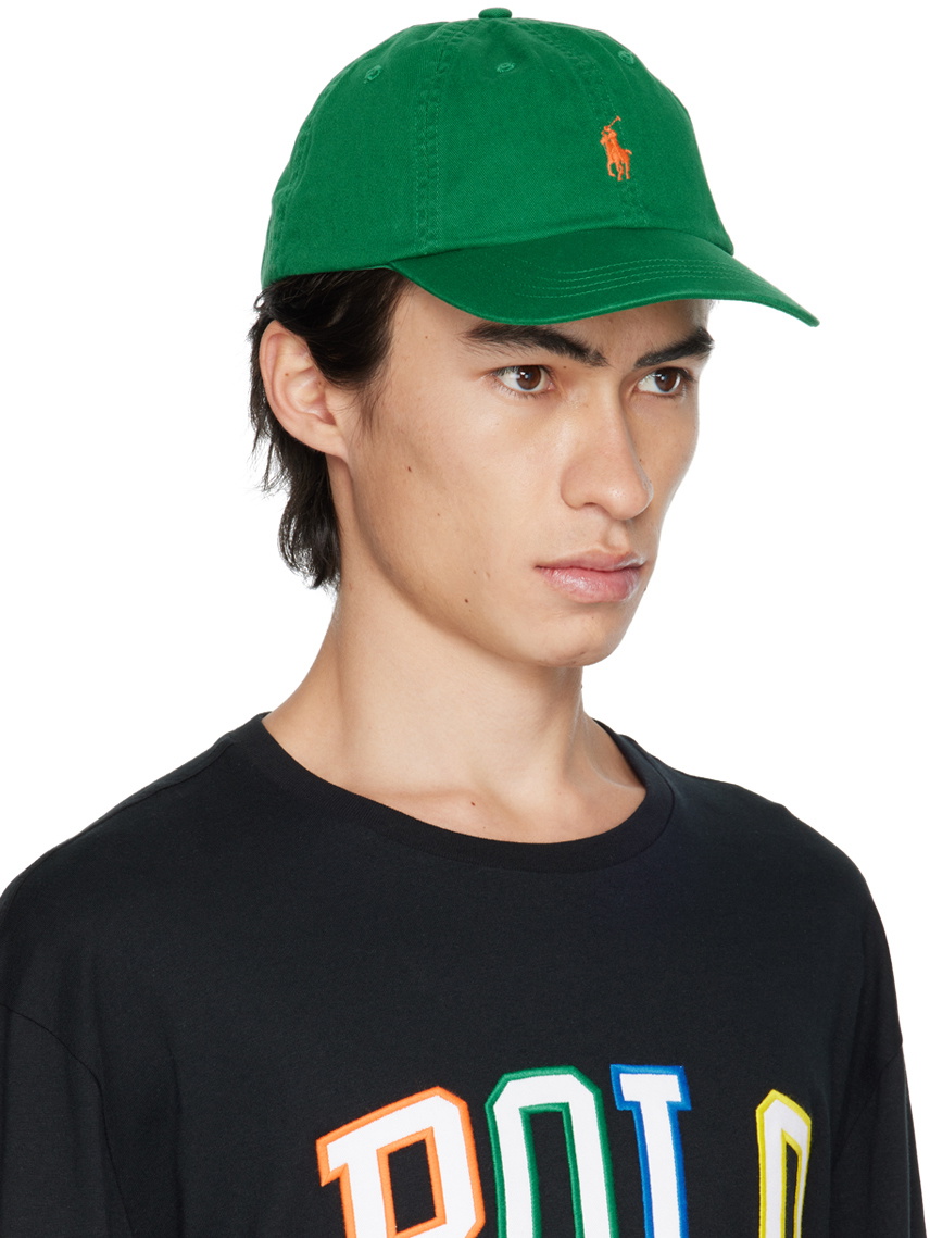 Polo Ralph Lauren Green Embroidered Cap Polo Ralph Lauren