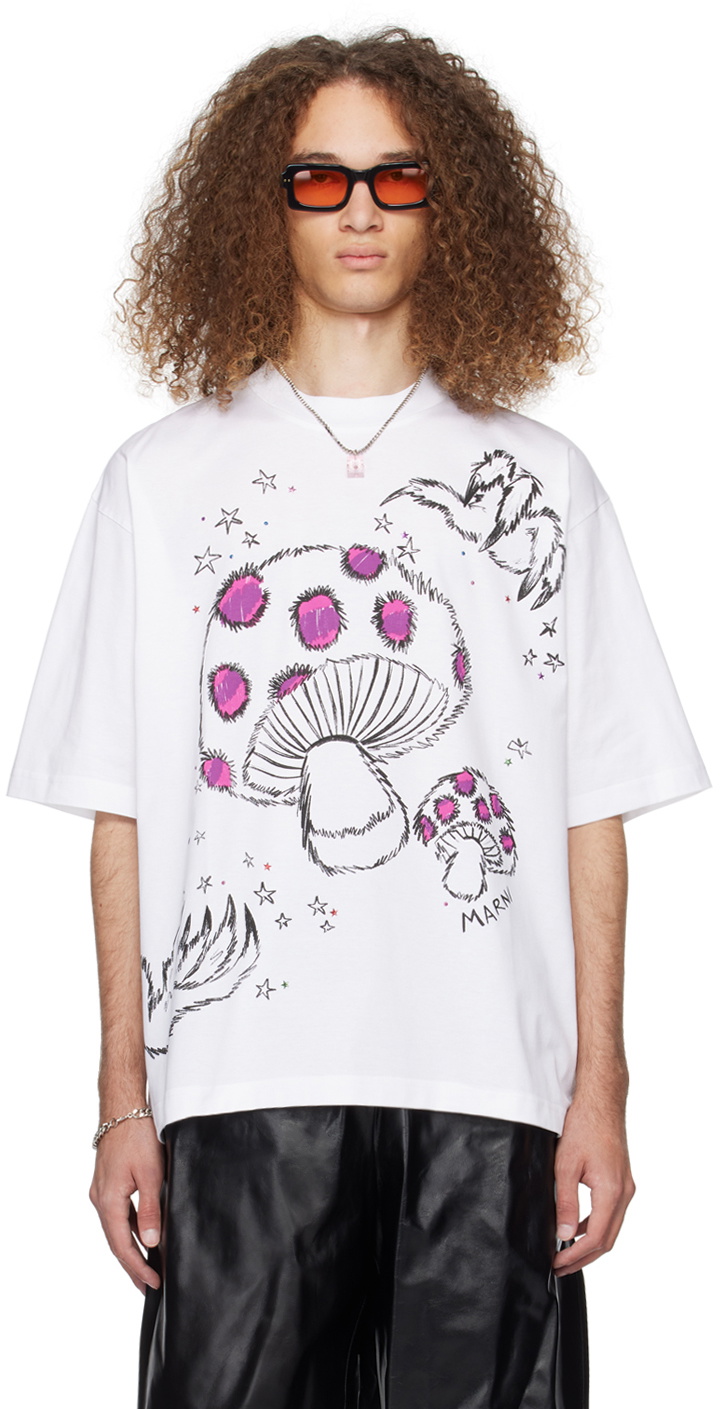 Marni SSENSE Exclusive White T-Shirt Marni