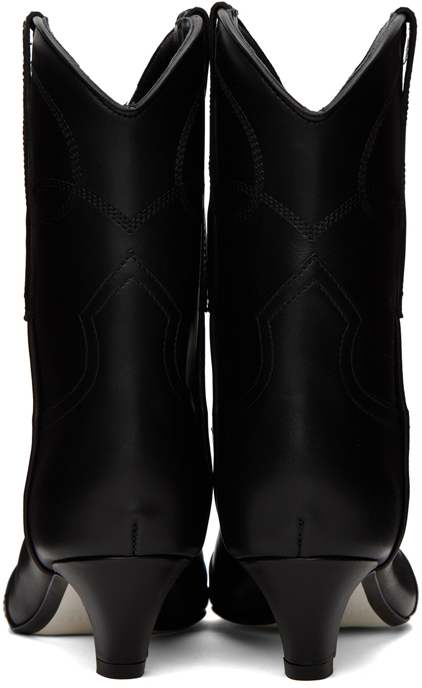 KHAITE Black Dallas Boots Khaite