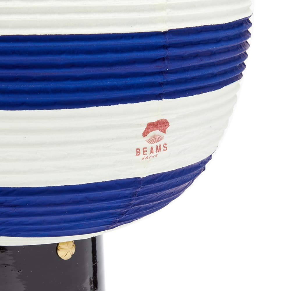BEAMS JAPAN Paper Lantern - Striped in Indigo BEAMS JAPAN