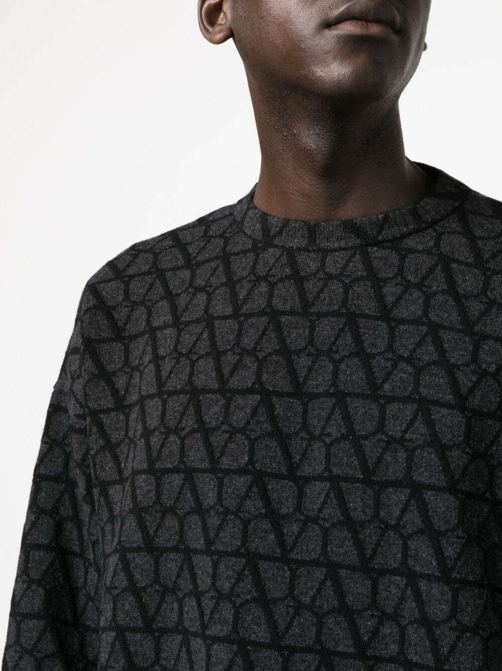 VALENTINO - Wool Textured Sweater Valentino