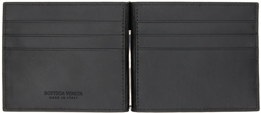 Bottega Veneta Green Bill Clip Wallet Bottega Veneta